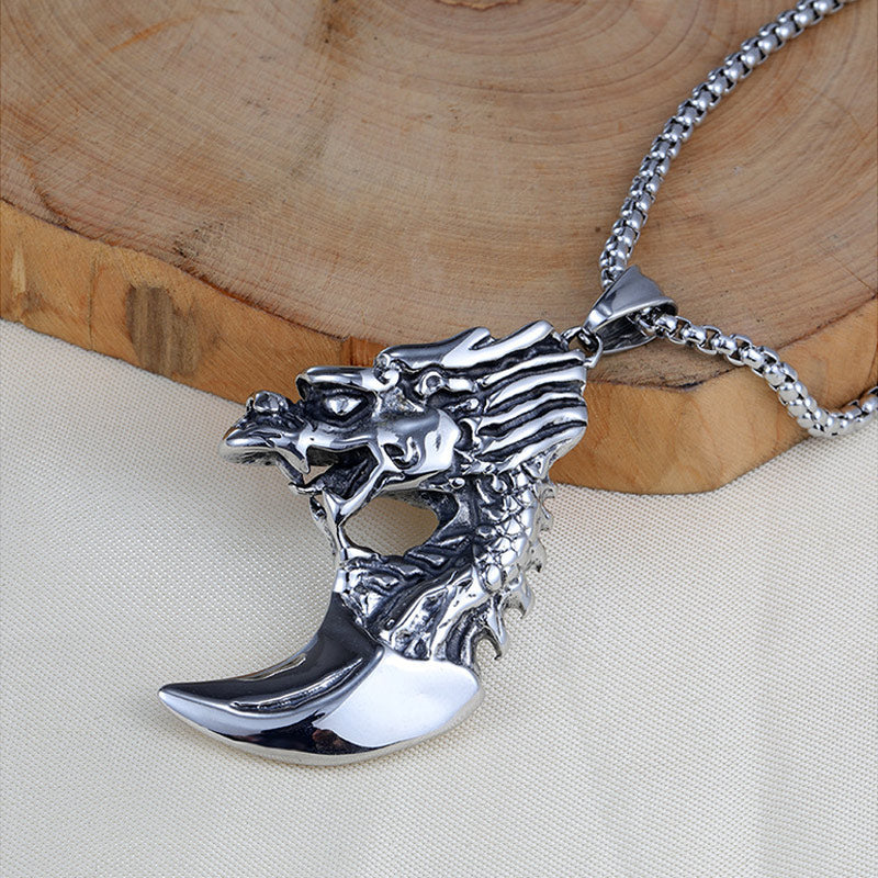 Dragon Claw Necklace (Stainless Steel) | Dragon Vibe