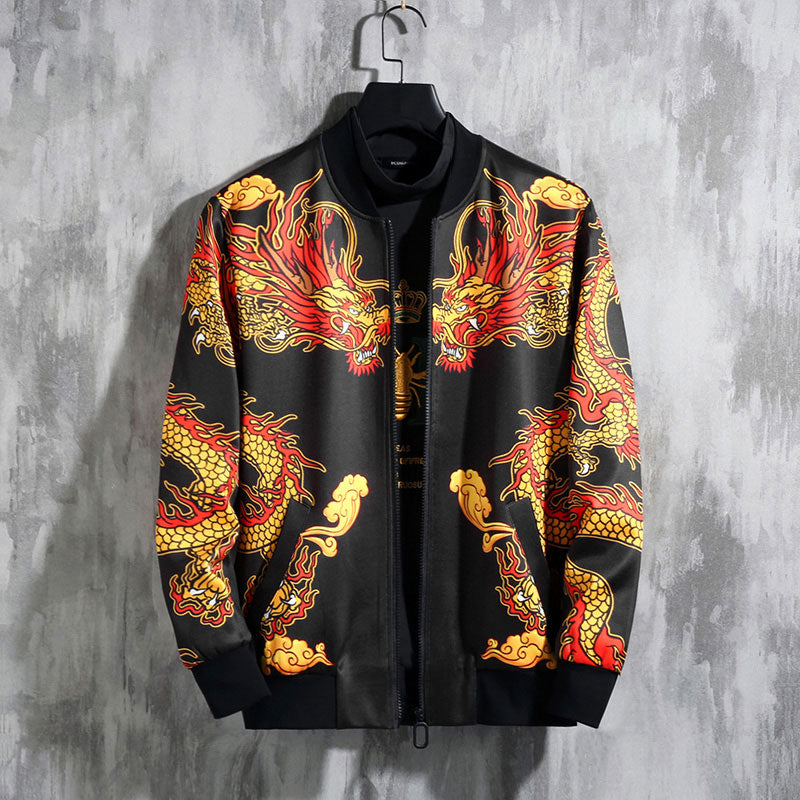 Jacket with Dragons on the Chest | Dragon Vibe